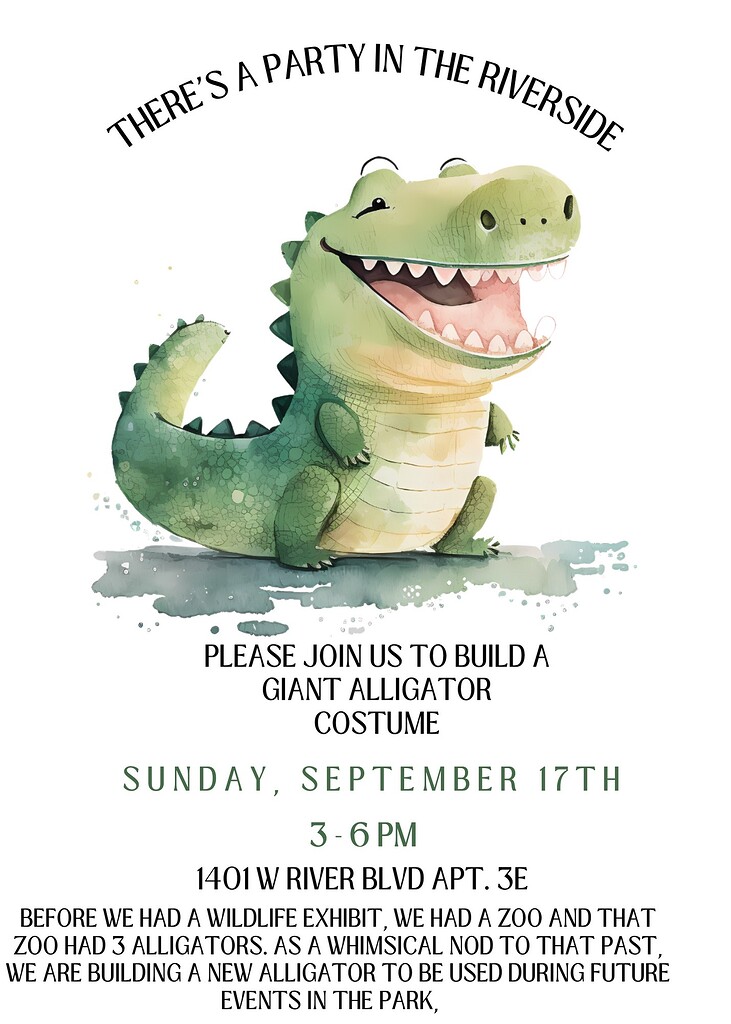 Large Alligator Costume - What are you making? - MakeICT