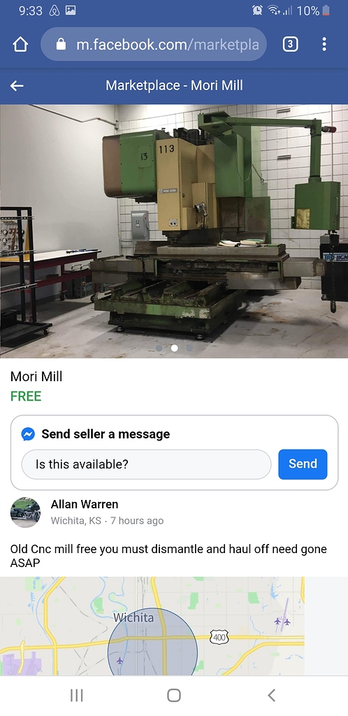 Free CNC mill on Marketplace - MakeICT