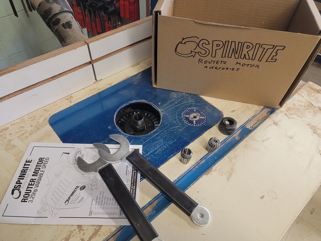 New router body in rockler table lift - Wood Shop - MakeICT