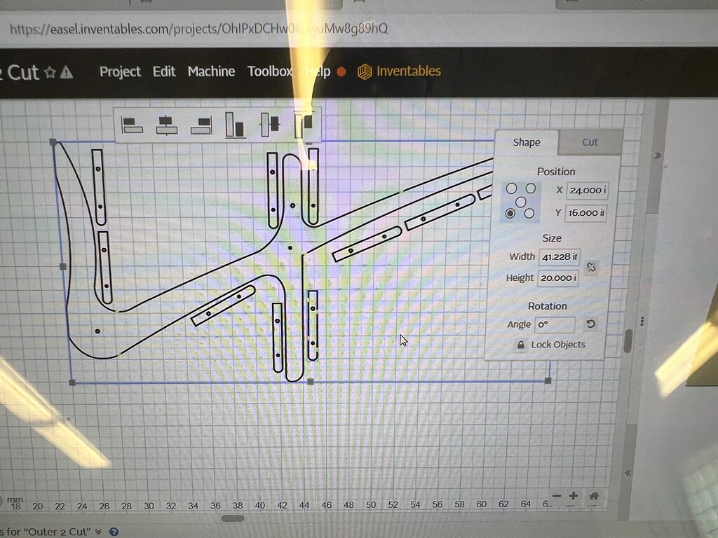 ShopBot - Easel corner rounding - Wood Shop - MakeICT