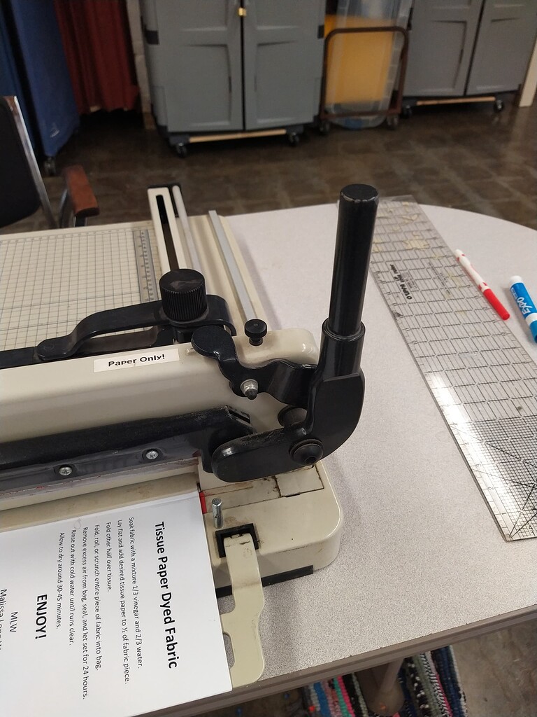 Paper-cutter handle - MakeICT