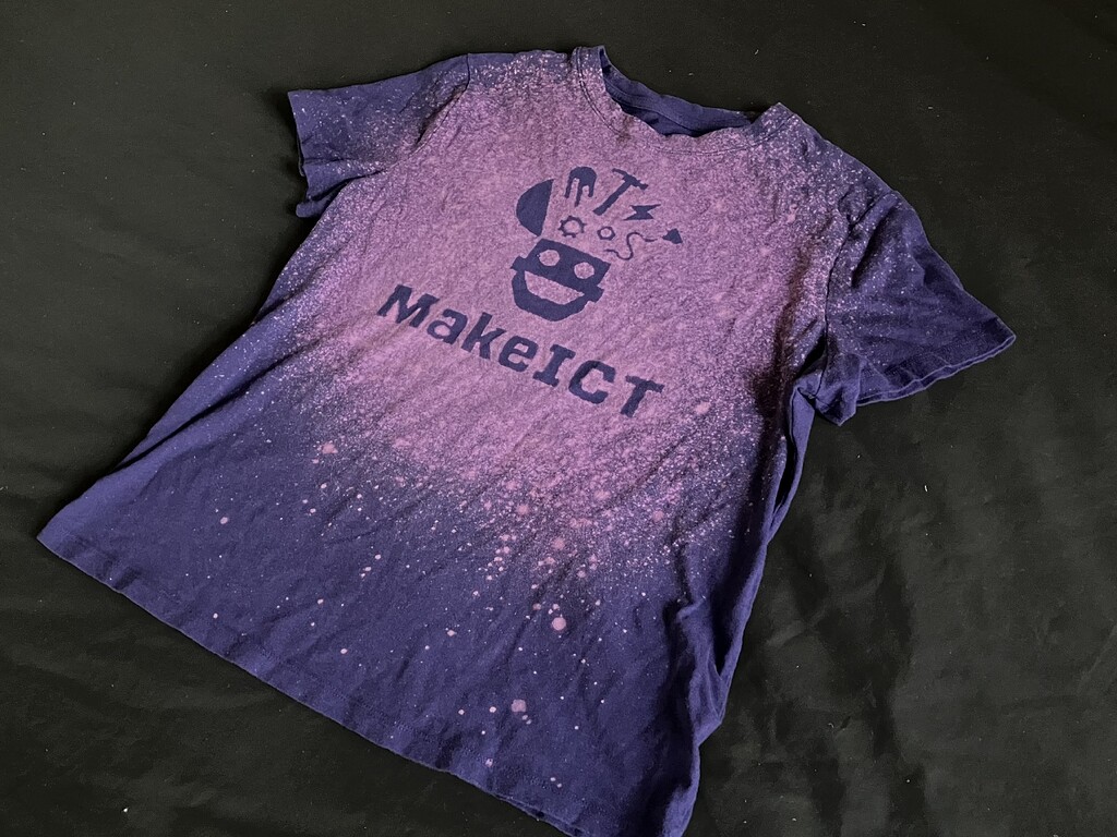 Bleach spray shirt - MakeICT