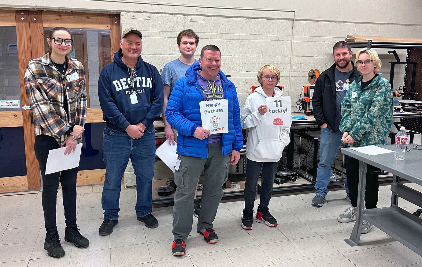 Happy Birthday MakeICT! From the 3D Printing Basics class - MakeICT