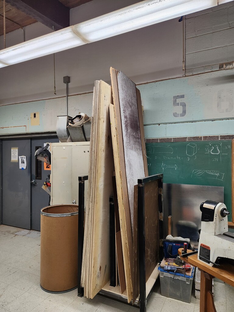 Sheet goods rack completed - Wood Shop - MakeICT