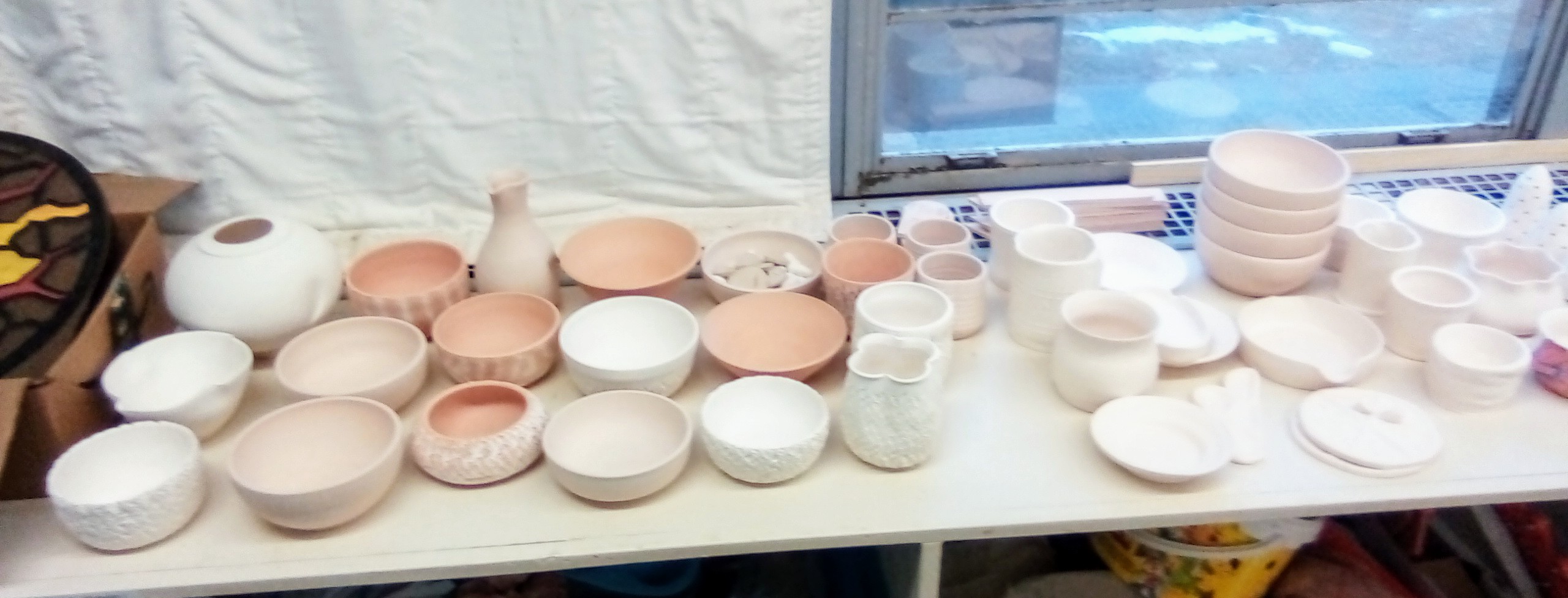 Bisque fire 1/24/24 - Ceramics - MakeICT